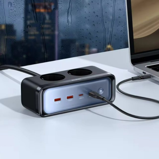 Mcdodo 6-in-1 70W GaN Power Strip PPS PD3.0 QC4.0 Extension Cord ...