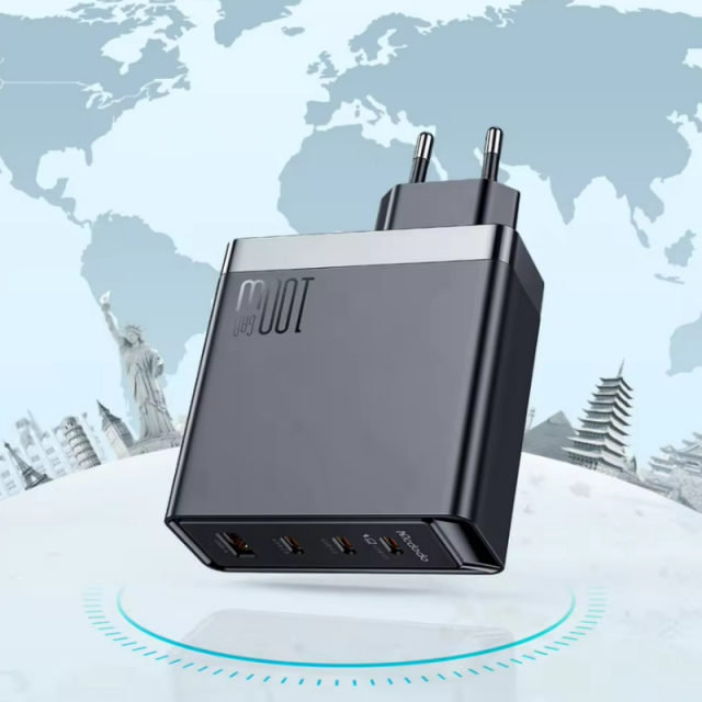 Mcdodo 4-Port Fast Charge 100W GaN Charger Set 3C+1A GaN Fast Charger ...