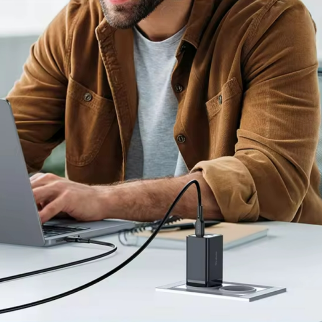 3-in-1 67W 2C+1A Port GaN 5 Travel Charging Kit Mini Pro Fast Charger ...