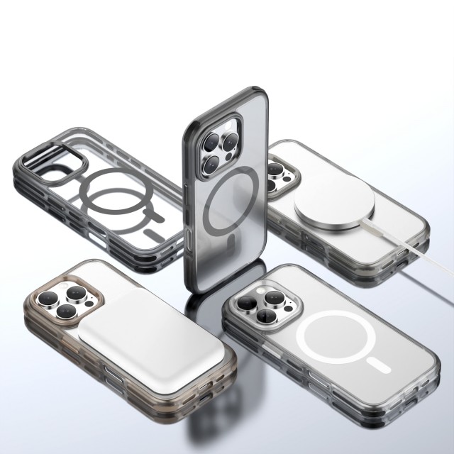 360°Airbag Drop-proof Crystal Clear MagSafe Compatible Titan Phone Case ...