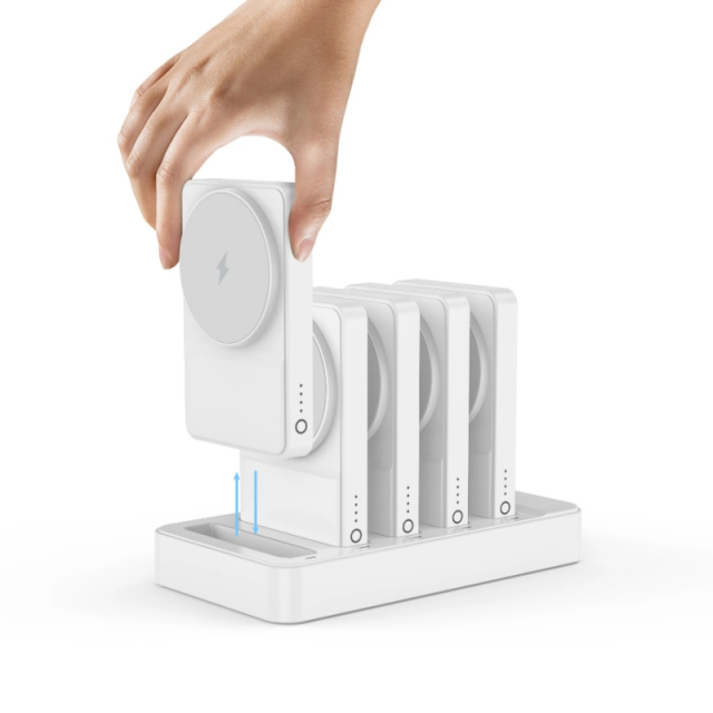 5 in 1 Magnetic Wireless Power Bank Station 5000mAh (Magsafe Compatible ...