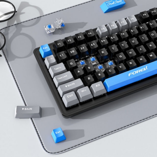 Stock Wholesale Colorful Mechanical Keyboard - Techfita